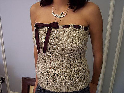 Ravelry: Classic Cable Tank Tube pattern by Kitman Figueroa