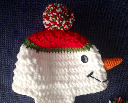 Ravelry: Cute Chunky Snowman Beanie pattern by Katerina Cohee