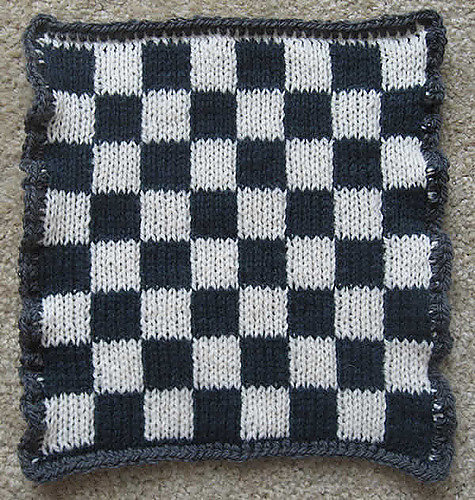 Ravelry: Checkerboard pattern by Sheila Meyer