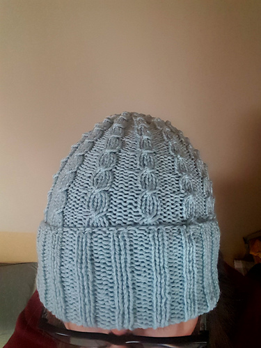 Ravelry: Mock Cable Hat pattern by Kay Hopkins