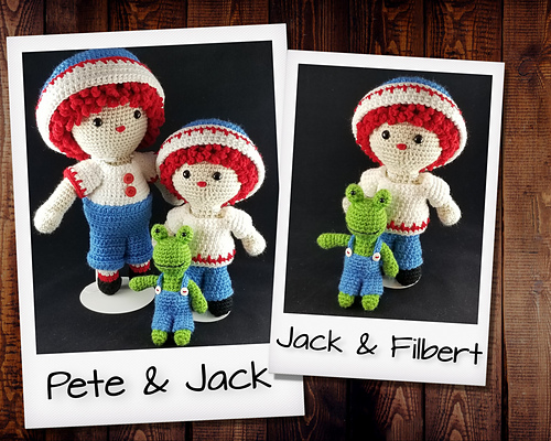 Ravelry: Jack the Rag Doll (jj) pattern by Kelli's Kreations
