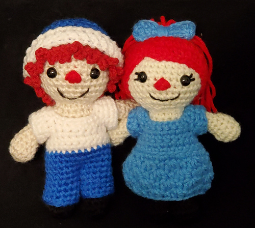 Ravelry: Dimples' Rag Doll Outfits pattern by Kelli's Kreations