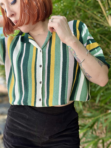 Ravelry: Spumoni Tee pattern by Winter's Weather Knits