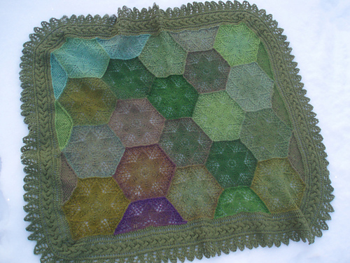 Ravelry: Mountain Laurel Counterpane Blanket pattern by Kim Brody Salazar