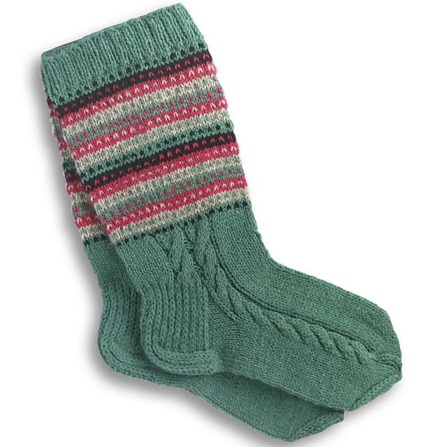 Ravelry: Winter Socks No 007 pattern by Jana Dragune