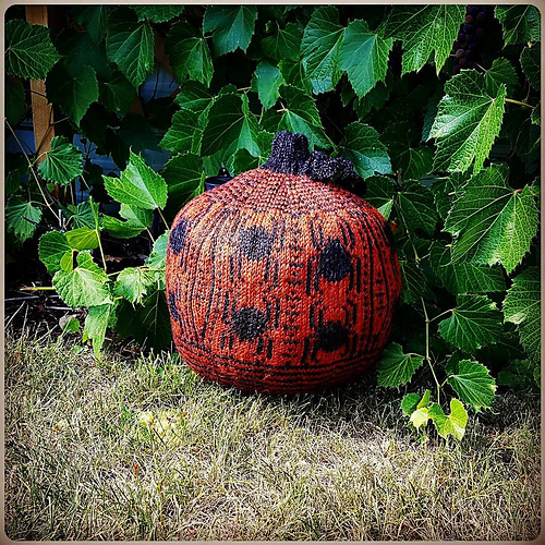 Ravelry: Large Colorwork Pumpkin pattern by Carol E. Herman