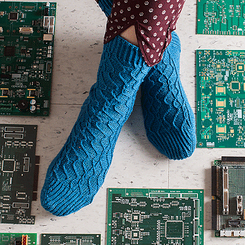 Ravelry: Automata socks pattern by Lana Holden