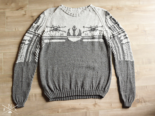 Ravelry: Rebel Alliance Sweater pattern by Natalie Meredith