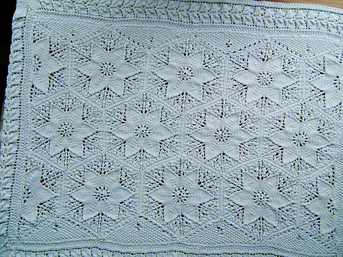 Ravelry: Mountain Laurel Counterpane Blanket pattern by Kim Brody Salazar