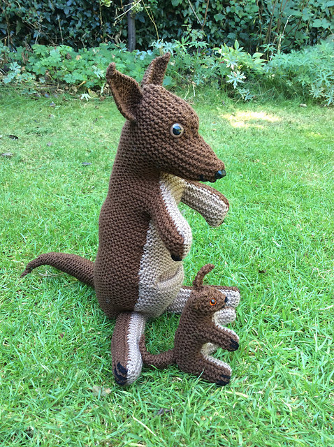 Ravelry: Katie the Kangaroo and Baby pattern by The Queenslander