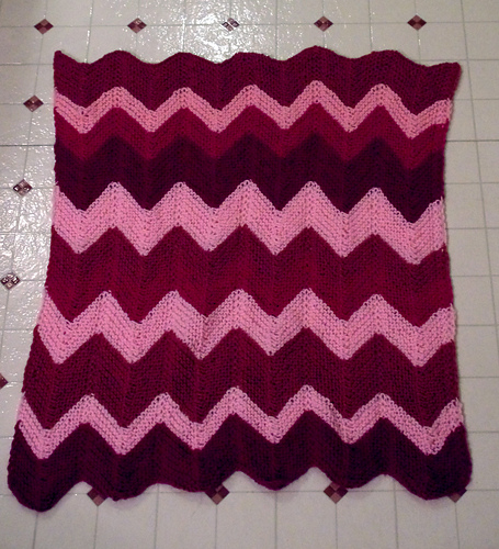 Ravelry: Sumptuous Ripple Afghan (knit) pattern by Lion Brand Yarn