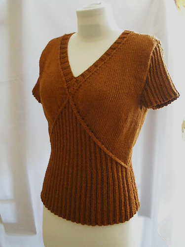 Ravelry: Empire Rib Knit Top pattern by Lynn Burdick