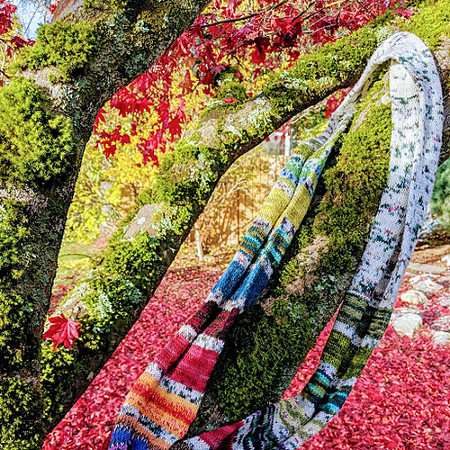 Ravelry: Leftovers Advent Scarf pattern by Monica Hodges
