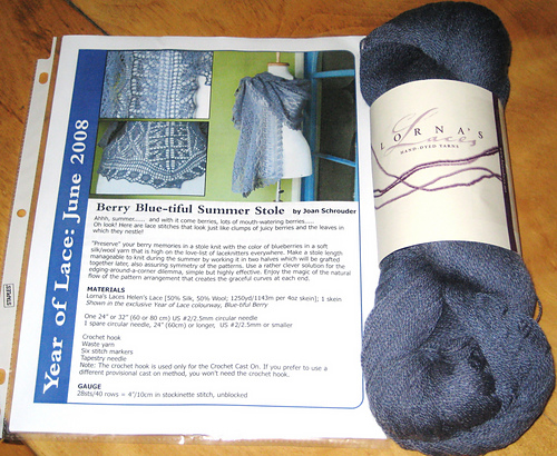 Ravelry: Berry Blue-tiful Summer Stole S2022 pattern by Joan Schrouder