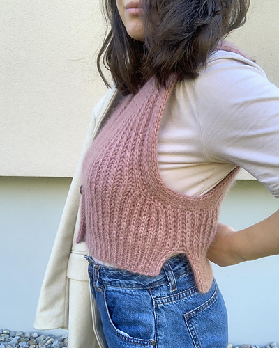 Ravelry: Brioche Vest pattern by Ivana Sturm