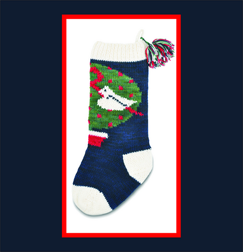 Ravelry: The Birds Christmas Stocking pattern by Robin Denney