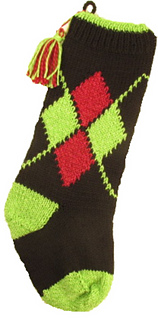 Ravelry: Medium Argyle Christmas Stocking pattern by Robin Denney