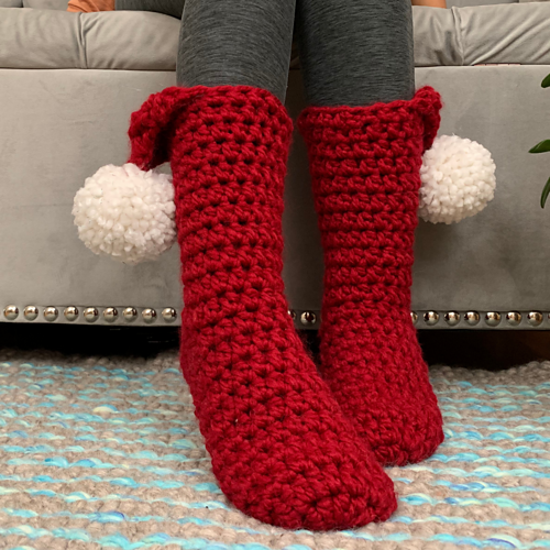 Ravelry: Christmas Slipper Stockings pattern by Wannipa Yunker