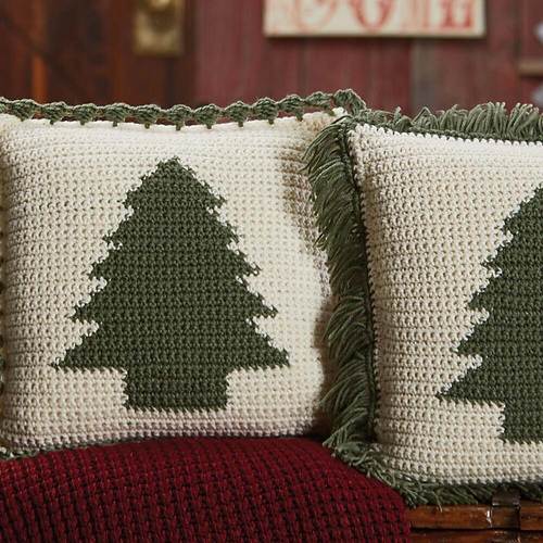 Ravelry: Fir Tree Pillows pattern by Tian Connaughton