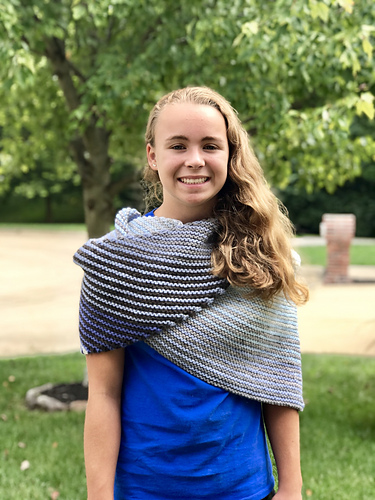 Ravelry: Double Gradient Boomerang Shawl pattern by Yay For Yarn Patterns