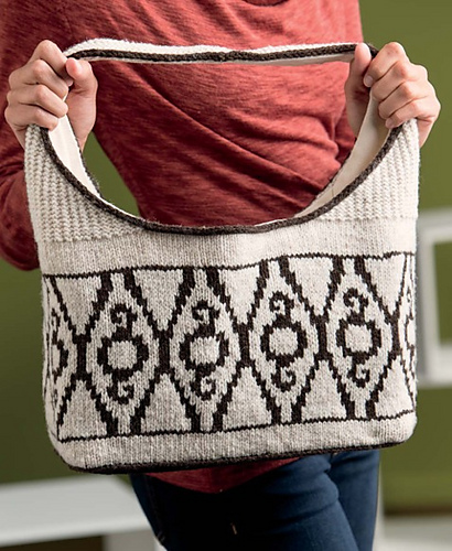 Ravelry: Wrought Iron Tote pattern by Angela Hahn