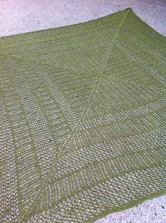 Ravelry: ashkearns' Olive Flycatcher Square Shawl