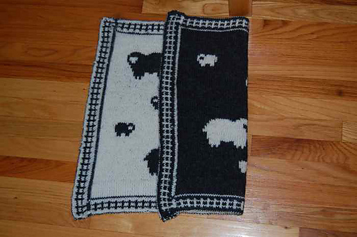 Ravelry: DK Sheep Blanket pattern by Jeff Lovell