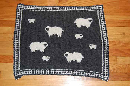 Ravelry: DK Sheep Blanket pattern by Jeff Lovell