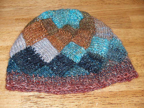 Ravelry: Entrelac Cap pattern by Ruth Cook