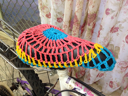 Ravelry: Bike Seat Cover pattern by Emma Wilkinson