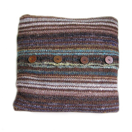 Ravelry: Random Stripe Pillow pattern by Haley Waxberg