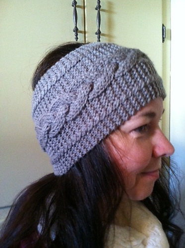 Ravelry: Cable-licious ear warmers pattern by Kate Davey