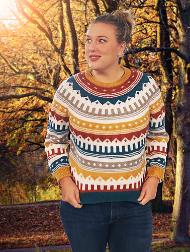 First All-Over Colorwork Sweater! : r/knitting