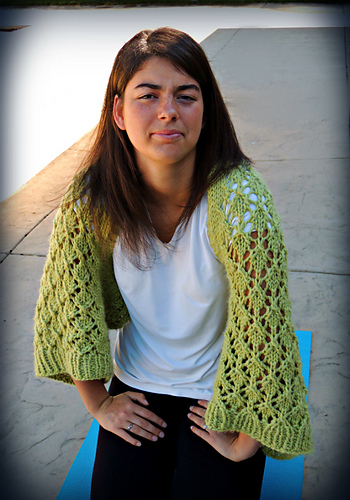 Ravelry: Big Lace Shrug pattern by karinknits designs