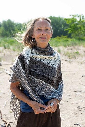 Ravelry: Bellwether Solstice Hap pattern by Anne Hanson