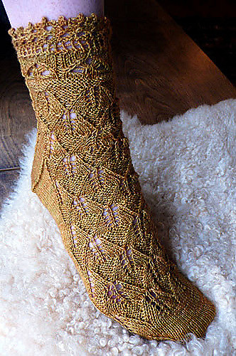 Ravelry: Marie Antoinette Sock pattern by Anne Hanson