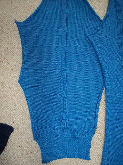 Ravelry: knittedbrows' Cabled Jacket