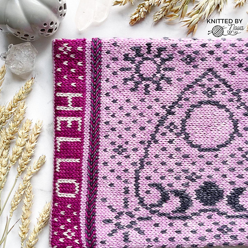 Ravelry: Spirit Board Cowl (Ouija/Talking board) pattern by Nova Hanson