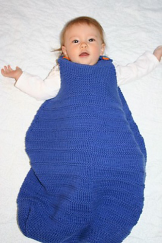 Ravelry: Lullaby Baby Bunting pattern by Knitted Moon Designs