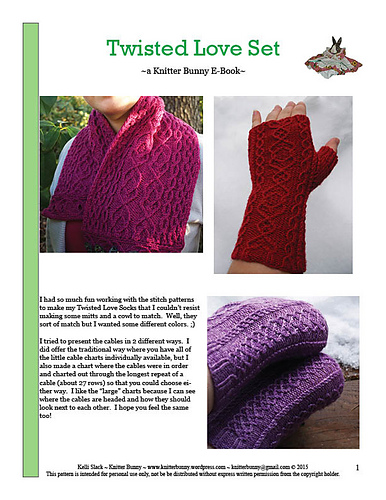 Ravelry: Twisted Love Set - patterns