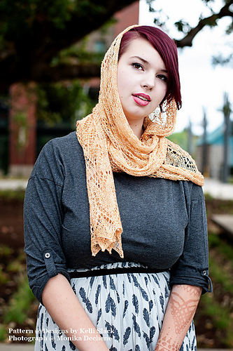 Ravelry: Emmer Wheat Shawl pattern by Kelli Slack