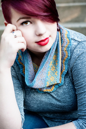 Ravelry: Oregon Wildflowers Cowl MKAL pattern by Kelli Slack