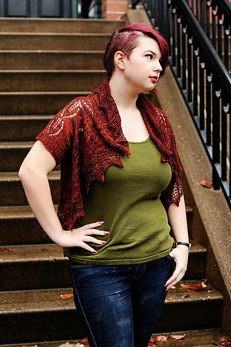 Ravelry: Velma Shrug pattern by Kelli Slack