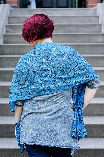Ravelry: Camas Flower Shawl pattern by Kelli Slack