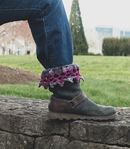 Ravelry: Nebula Boot Toppers pattern by Chelsea Barr