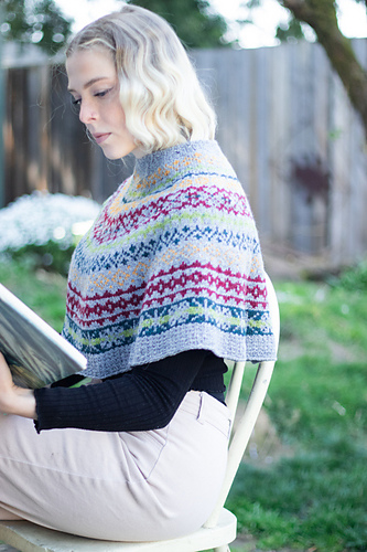 Ravelry: Frost Fall Shoulder Warmer pattern by Kelli Slack