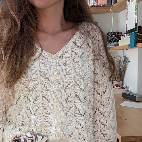 Ravelry: Lightweight Reversible Lace Cardigan - Aude pattern by Lenny ...