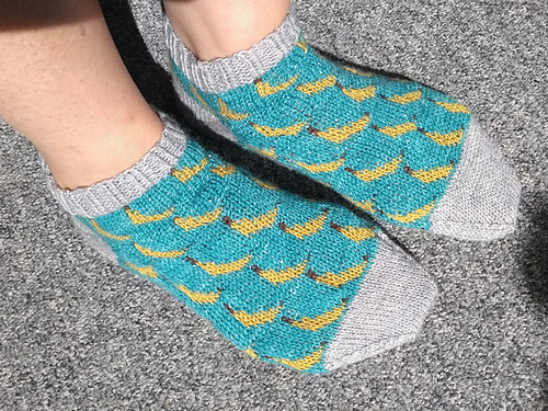 Ravelry: These Socks Are Bananas pattern by Emma L K