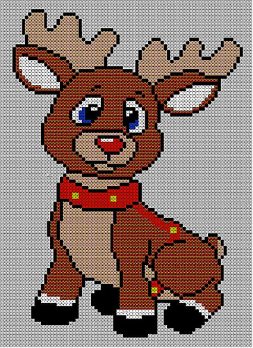 Ravelry: Christmas Baby Rudolph Reindeer Jumper pattern by Blonde Moments