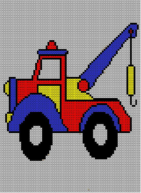 Ravelry: Childrens & Adults Tow Truck jumper / Sweater Knitting Pattern ...